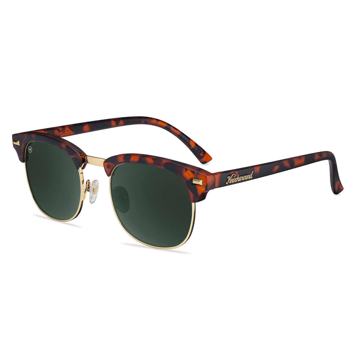 Matte Tortoise Shell & Gold Brooklines - Knockaround.com